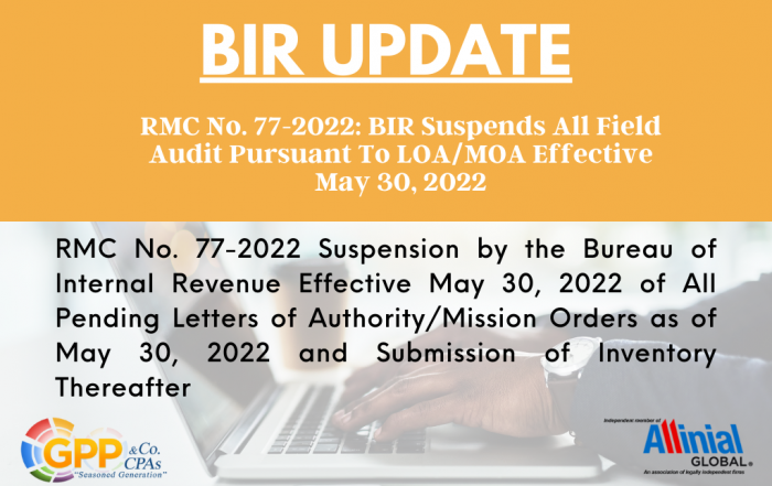 Updates – G. Pagaspas Partners & Co. CPAS